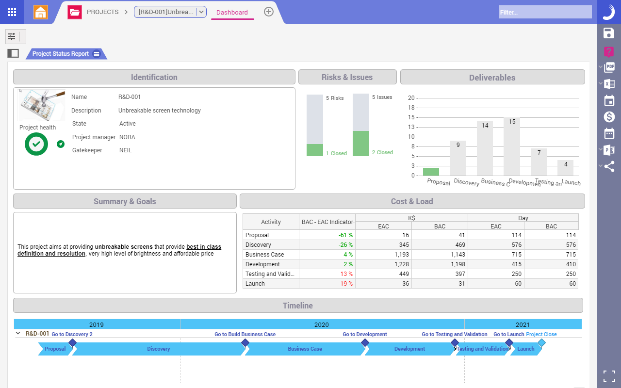 Projekt- und Portfoliomanagement | Planisware